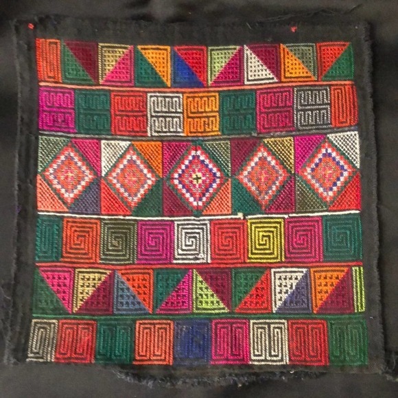 Vintage | Office | Vintage Embroidered Patch Traditional Cross Stitched ...